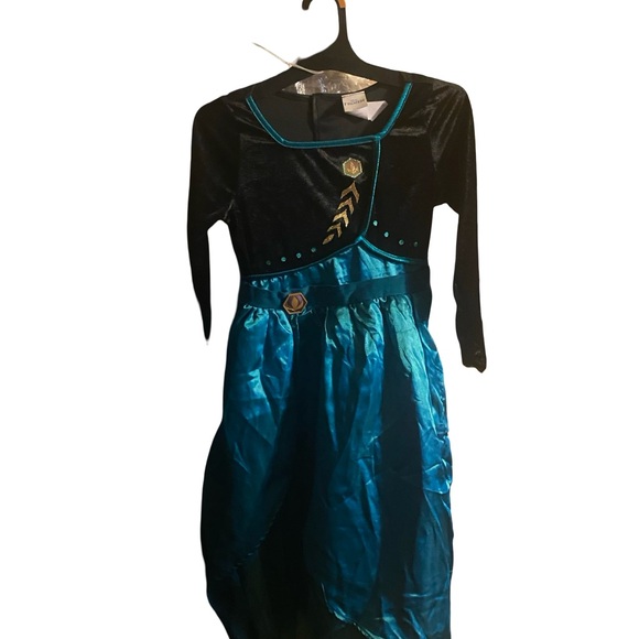 Disney | Costumes | Disneys Frozen Anna Charming Black And Blue Kids ...